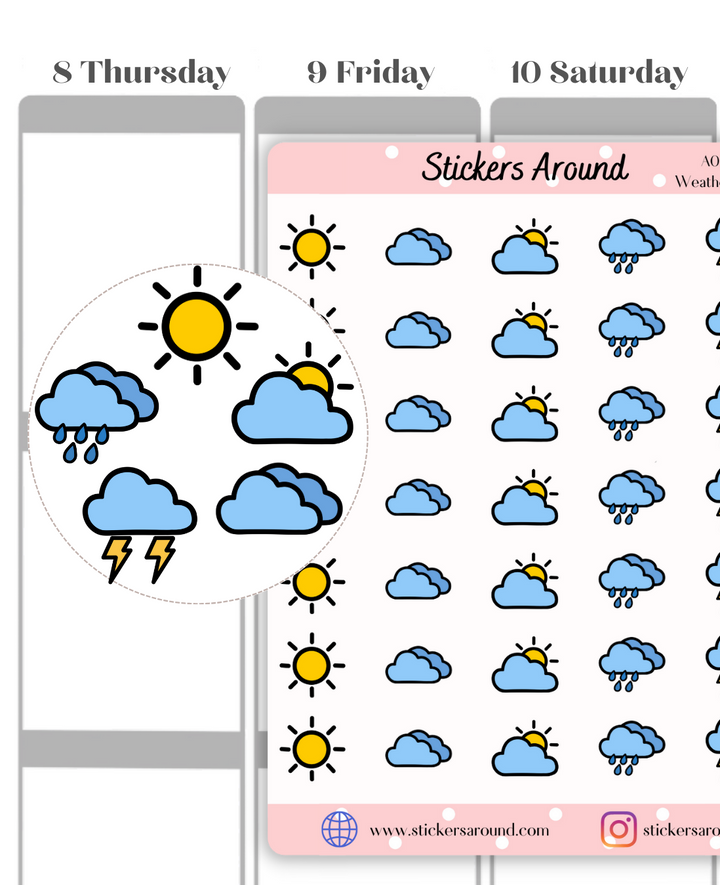 Weather and Seasons – Stickers Around